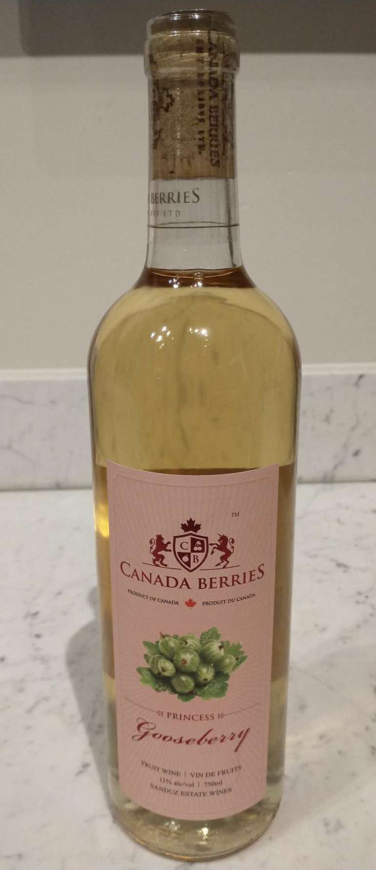 CB – Gooseberry Wine, 750 ml – Sanduz Wines